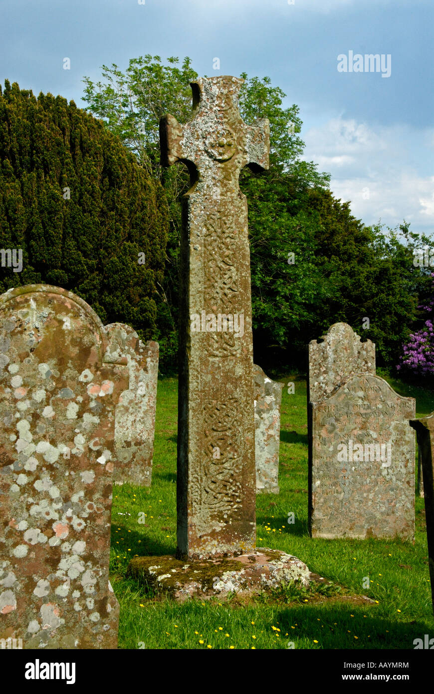 The 9th . century Irton Cross . Church of Saint Paul , Irton . Lake ...