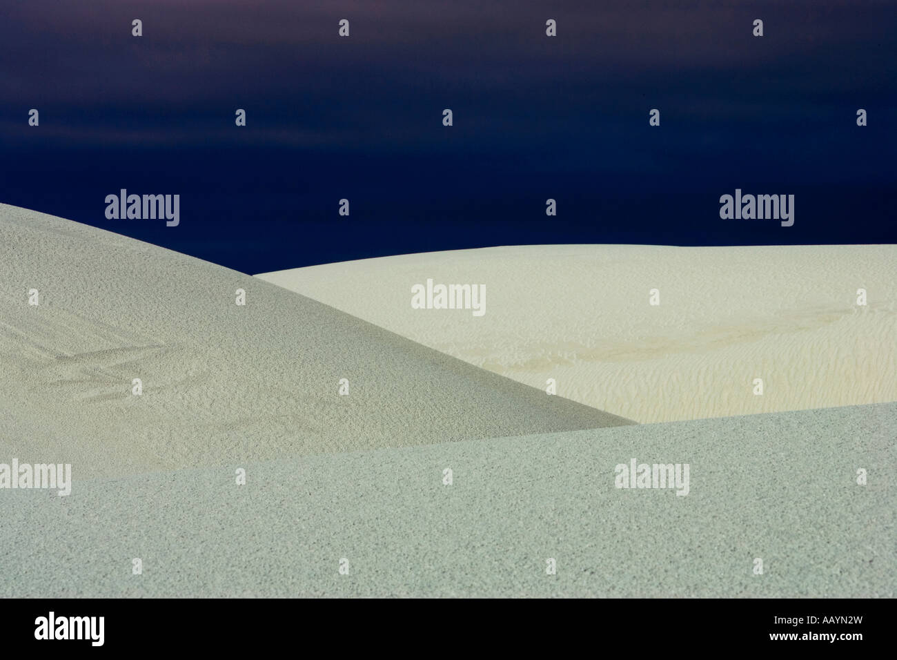 Dune Abstract at White Sands National Monument Stock Photo - Alamy