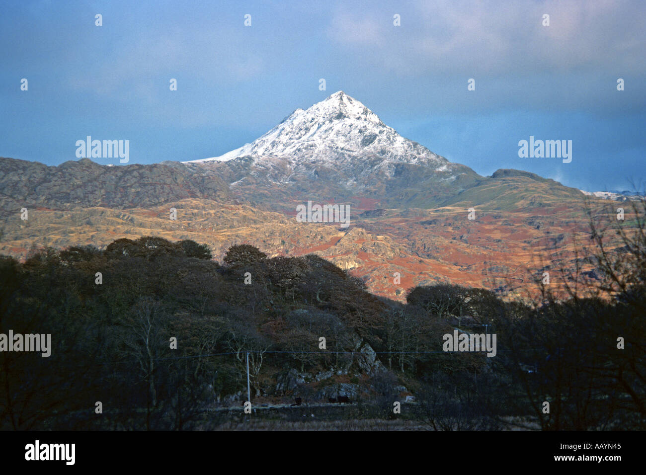 Cnicht mountain Snowdonia National Park North Wales JMH0761 Stock Photo ...