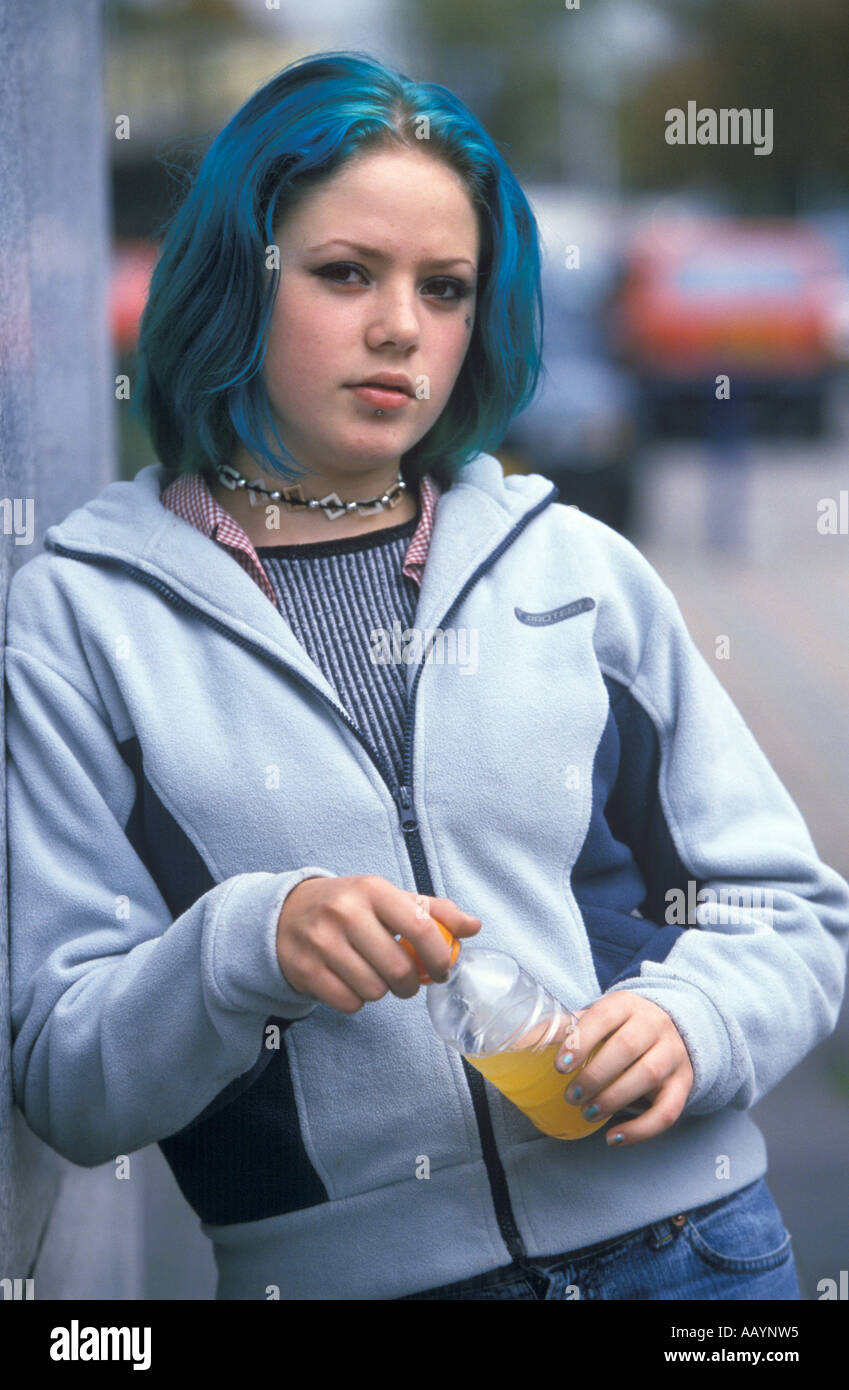 Portrait of a defiant teenage girl Stock Photo - Alamy