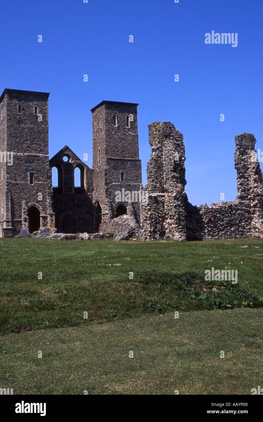 RECULVER TOWERS KENT ENGLAND UK EUROPE Stock Photo - Alamy