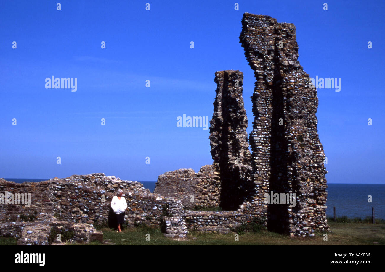 RECULVER TOWERS KENT ENGLAND UK EUROPE Stock Photo - Alamy