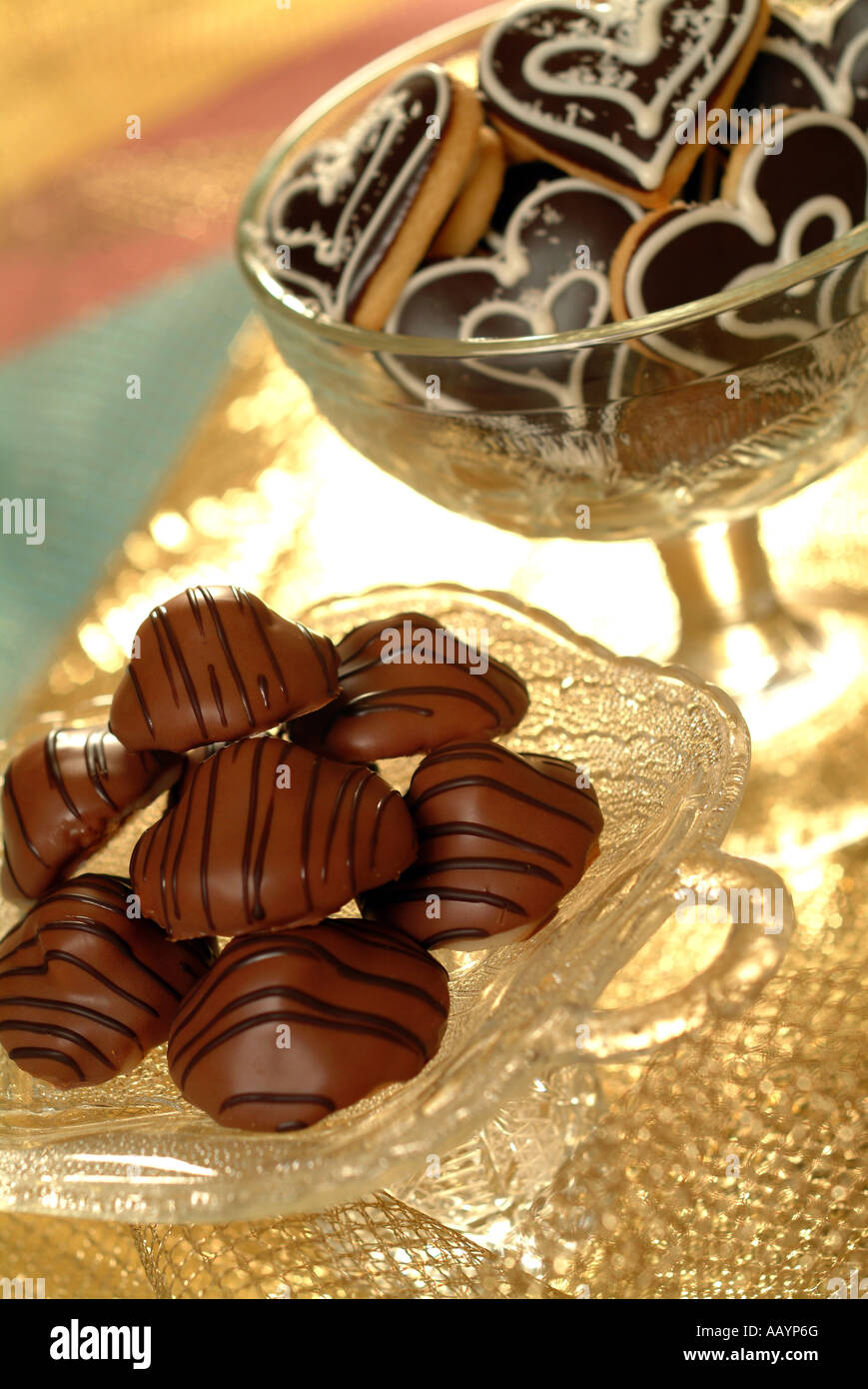 Marchpane Gingerbreads Coconut Hearts Stock Photo - Alamy