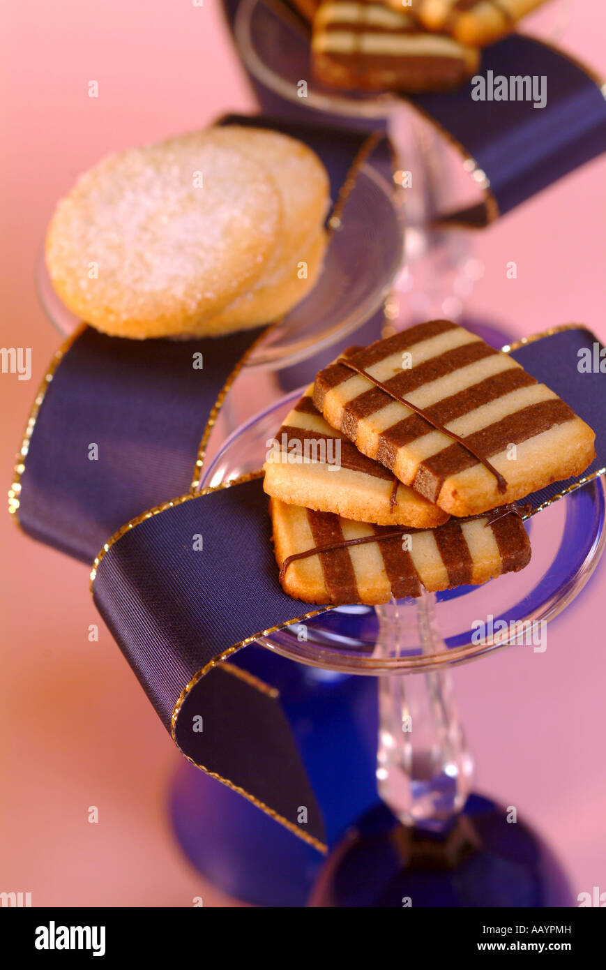 Butter Sweets Striped Sweets Stock Photo - Alamy