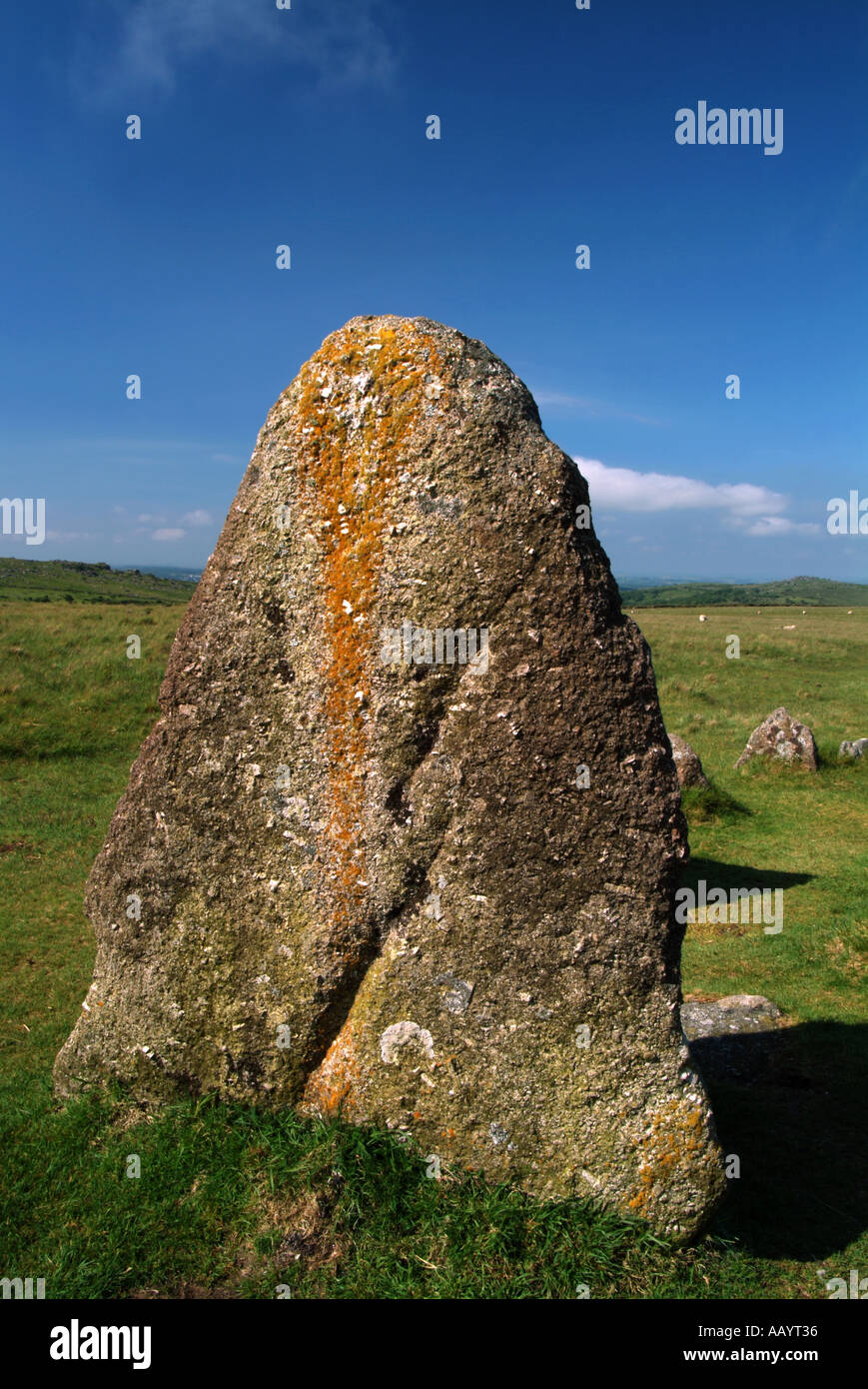 Ancient merrivale rows dartmoor rows hi-res stock photography and ...