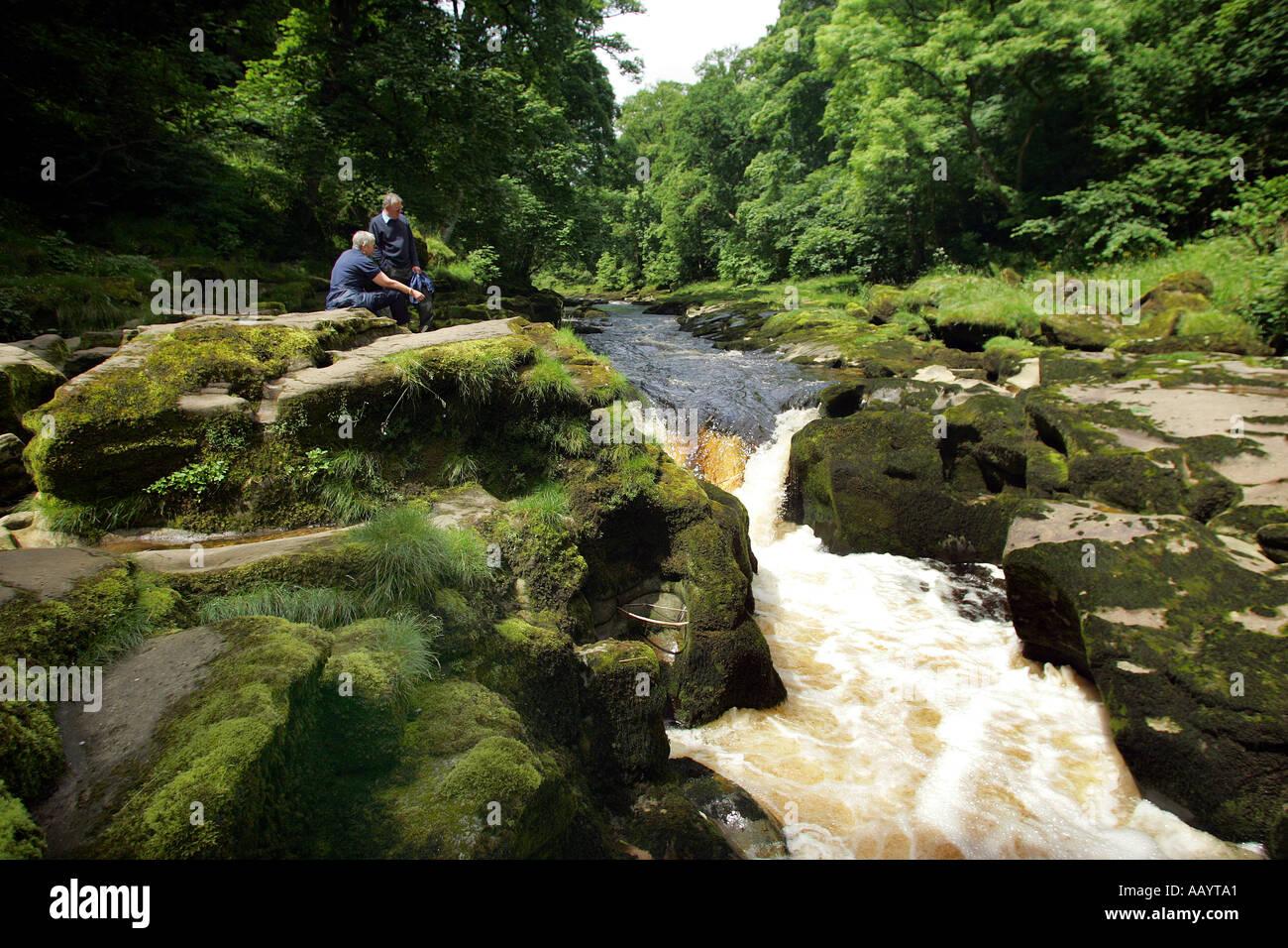 Walking the Yorkshire Dales Way Stock Photo - Alamy