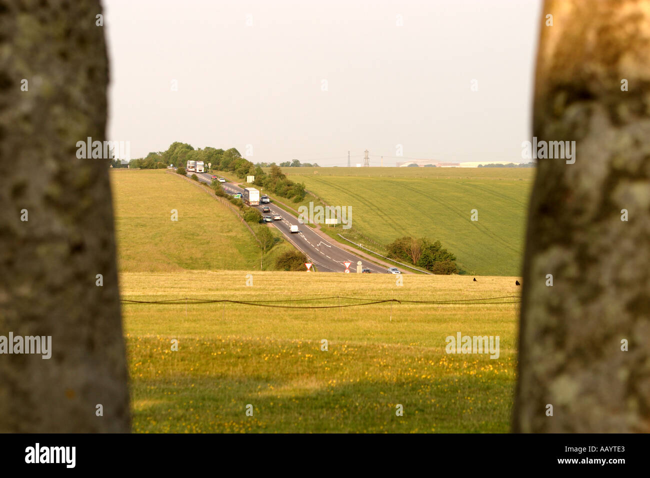 Stonehenge and main roads A303 A360 to be removed from view and ...