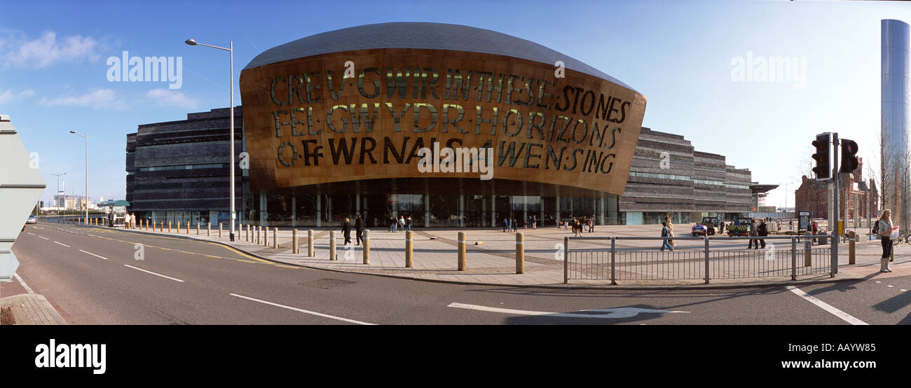 Cardiff panoramic view hi-res stock photography and images - Alamy