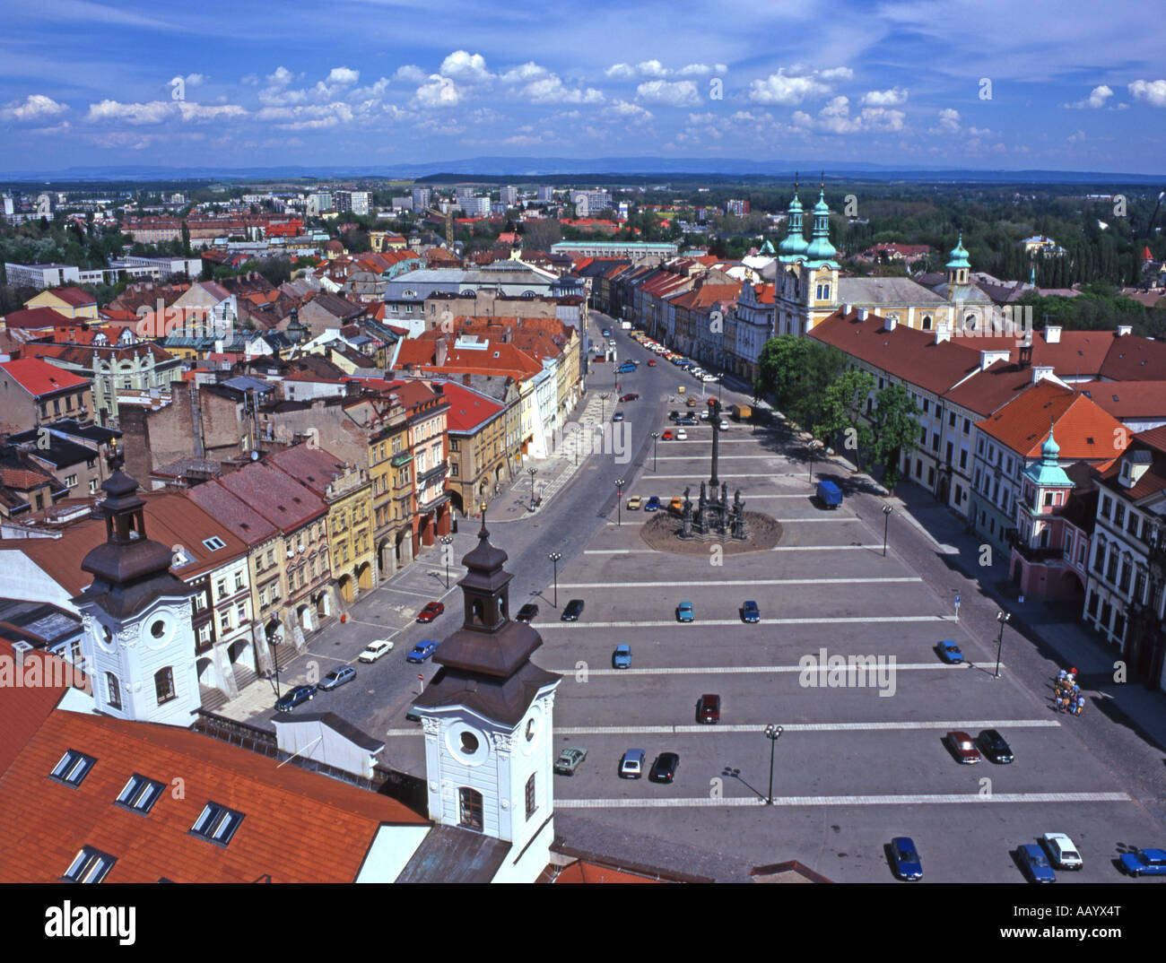 Hradec Kralove, Eastern Bohemia, Czech Republic. Velke namesti ('Large ...