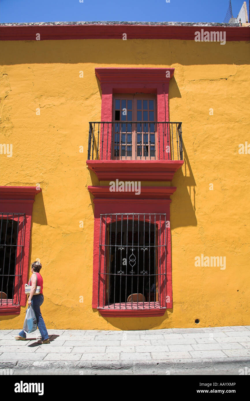 Typical house, Oaxaca, Oaxaca State, Mexico Stock Photo - Alamy