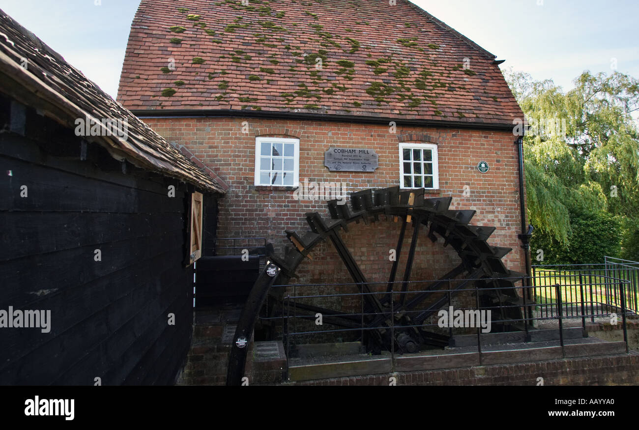 Ancient Water Mill at Cobham Surrey England UK Stock Photo - Alamy