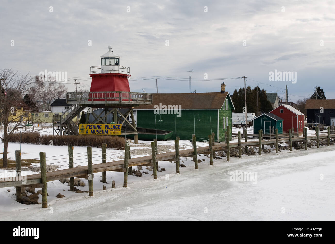 Two Rivers North Pierhead Lighthouse on Lake Michigan Two Rivers ...