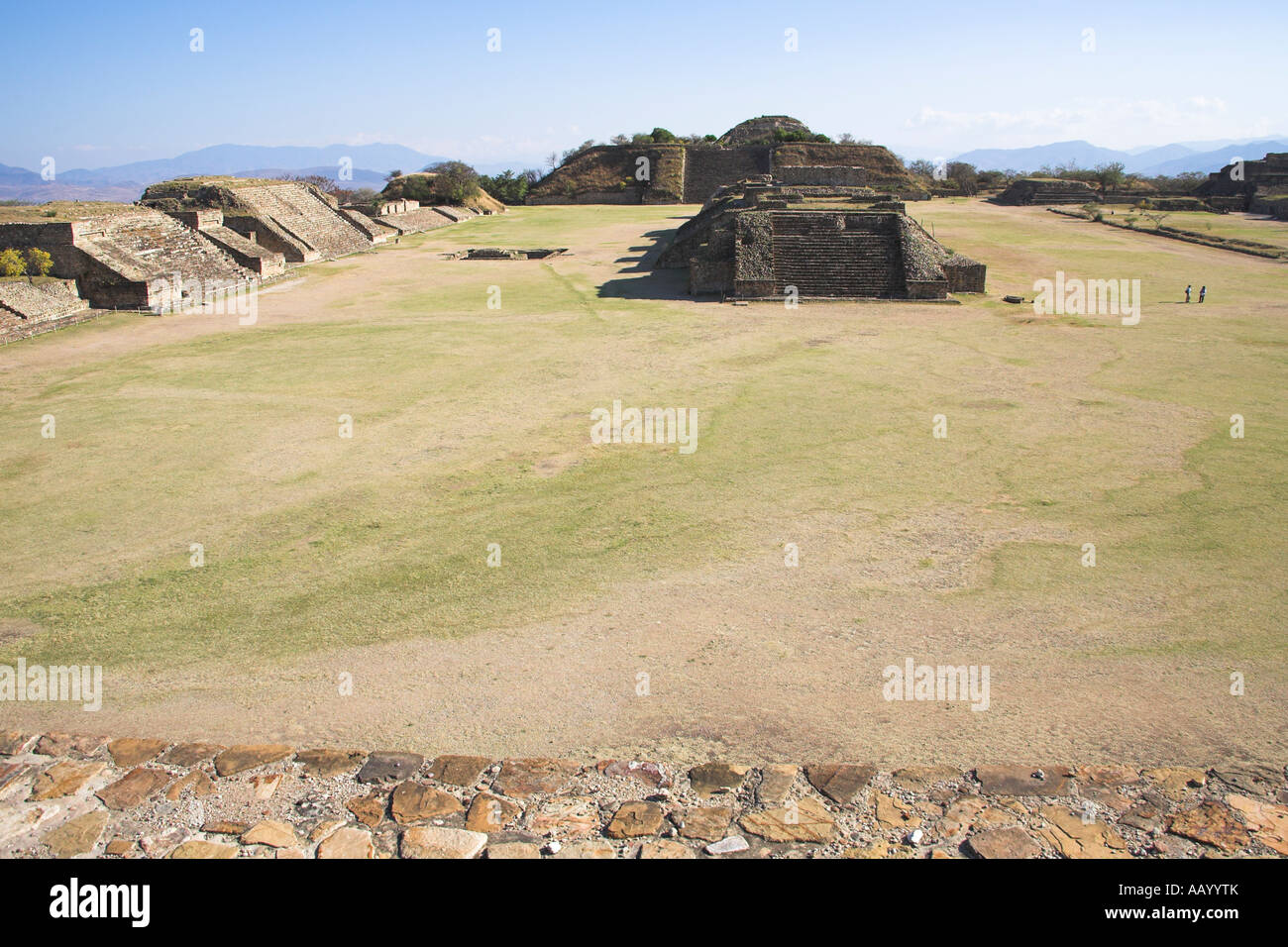 Monte Alban Archaeological Site, Monte Alban, near Oaxaca, Oaxaca State ...