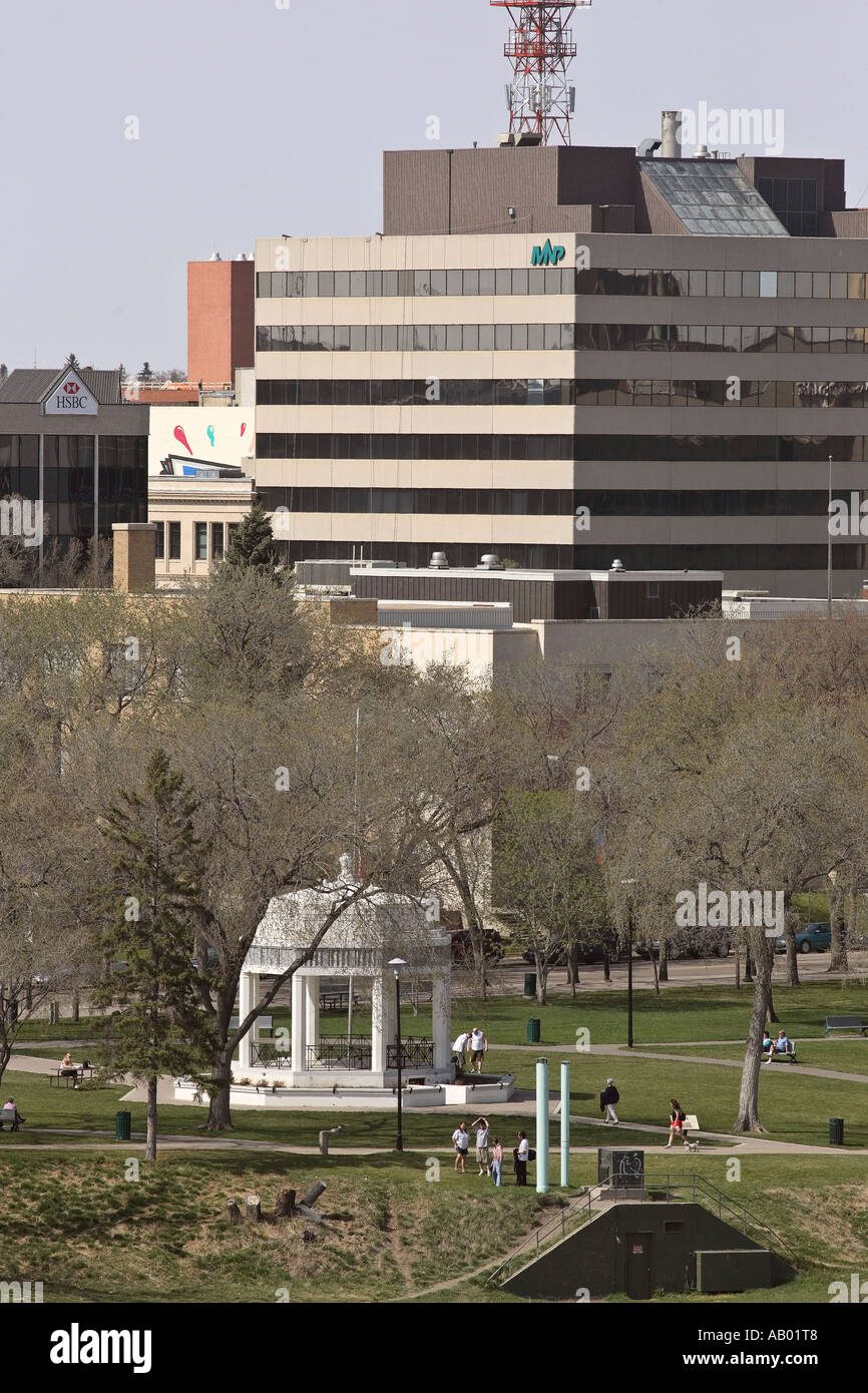 A park in Saskatoon in scenic Saskatchewan Canada Stock Photo - Alamy