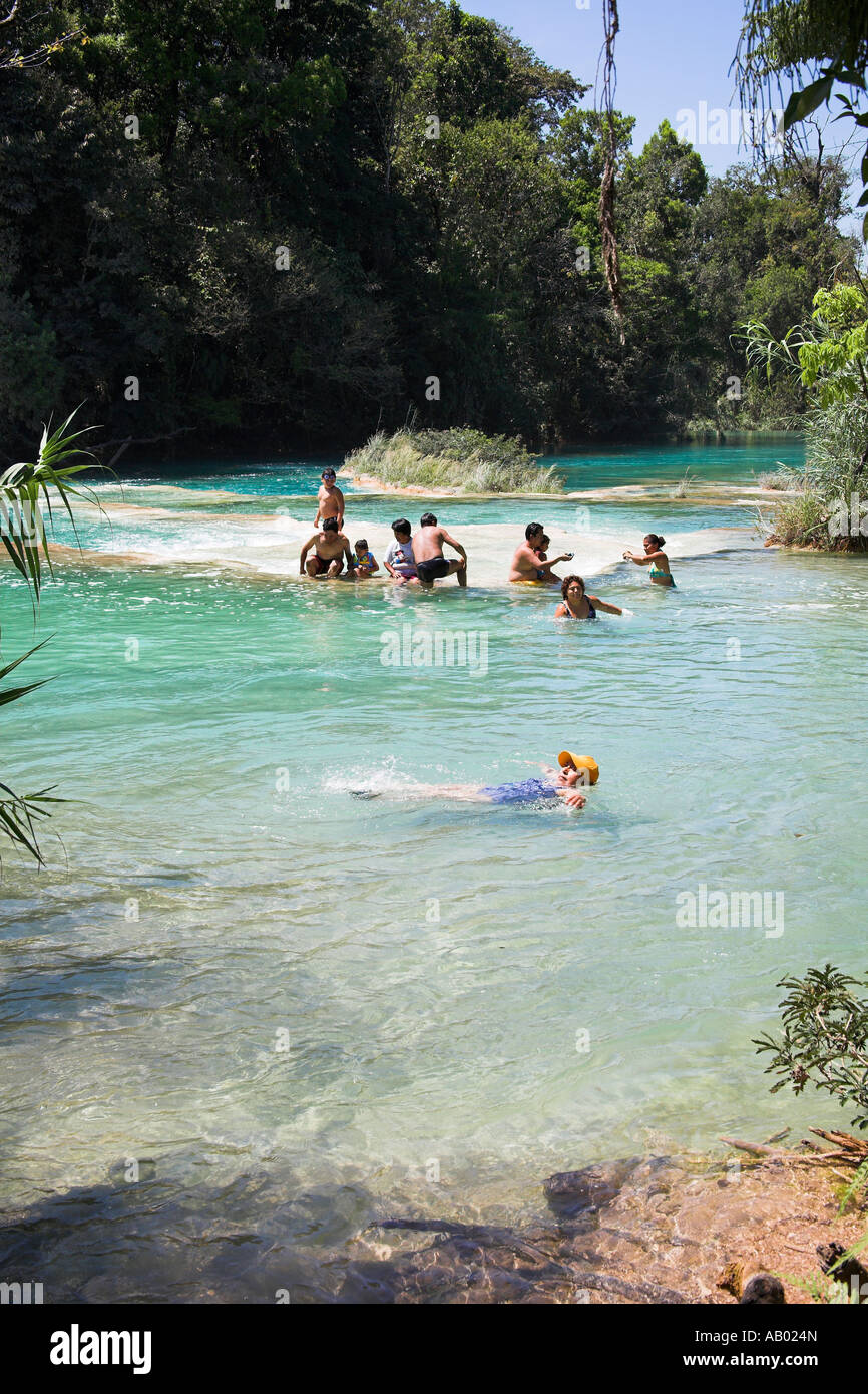 Cascada Agua Azul, Agua Azul Waterfall, Parque Nacional Agua Azul, near ...