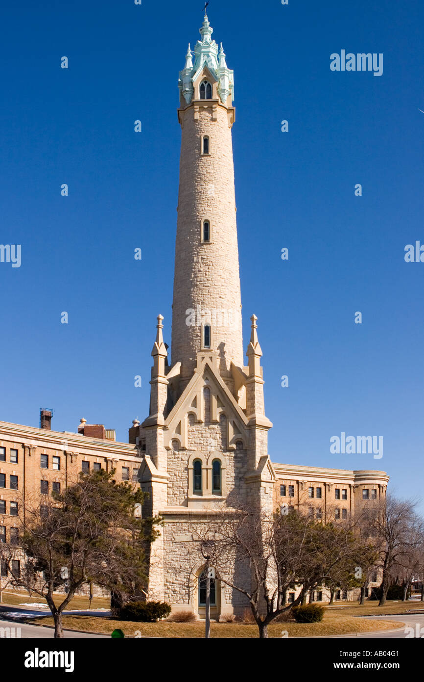North Point Water Tower Historic Landmark, Milwaukee Wisconsin Stock ...