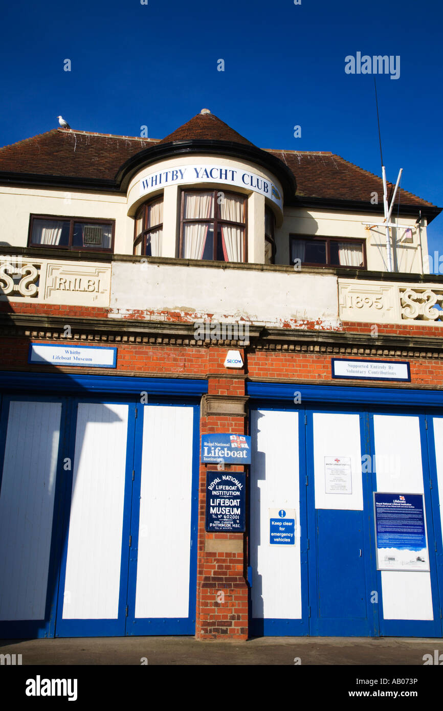 Whitby Yacht Club and RNLI Lifeboat Museum North Yorkshire England ...
