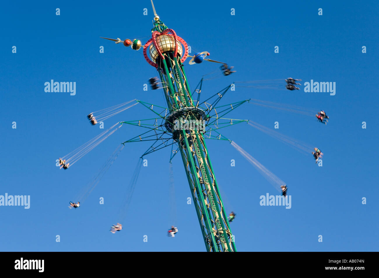 The Star Flyer in Tivoli Copenhagen Stock Photo - Alamy