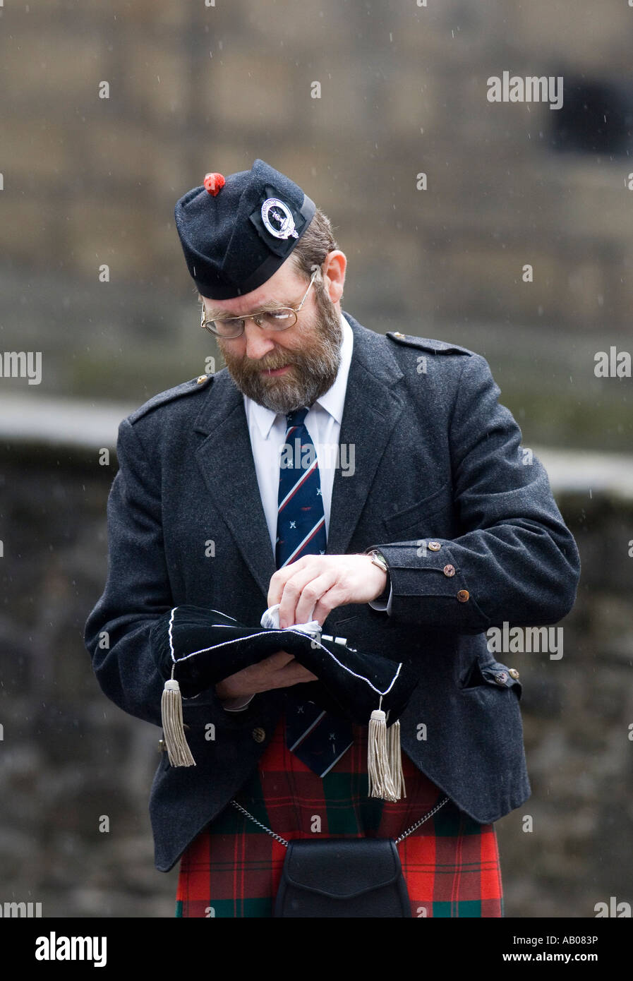 James Thorne Erskine Earl of Mar and Kellie at Stirling castle Stock ...