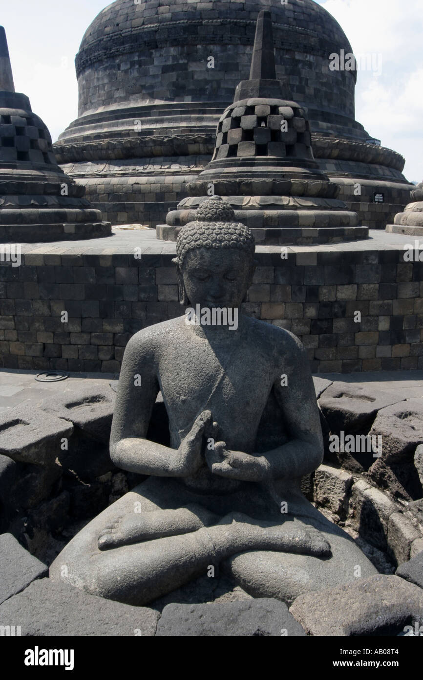 Indonesia - Java - Borobudur Temple Stock Photo - Alamy
