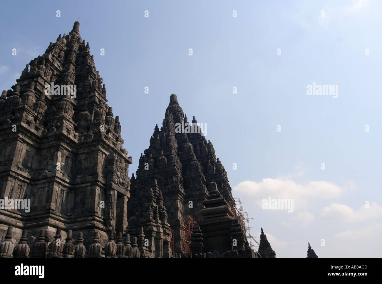 Indonesia -Java - Prambanan temple complex Stock Photo - Alamy