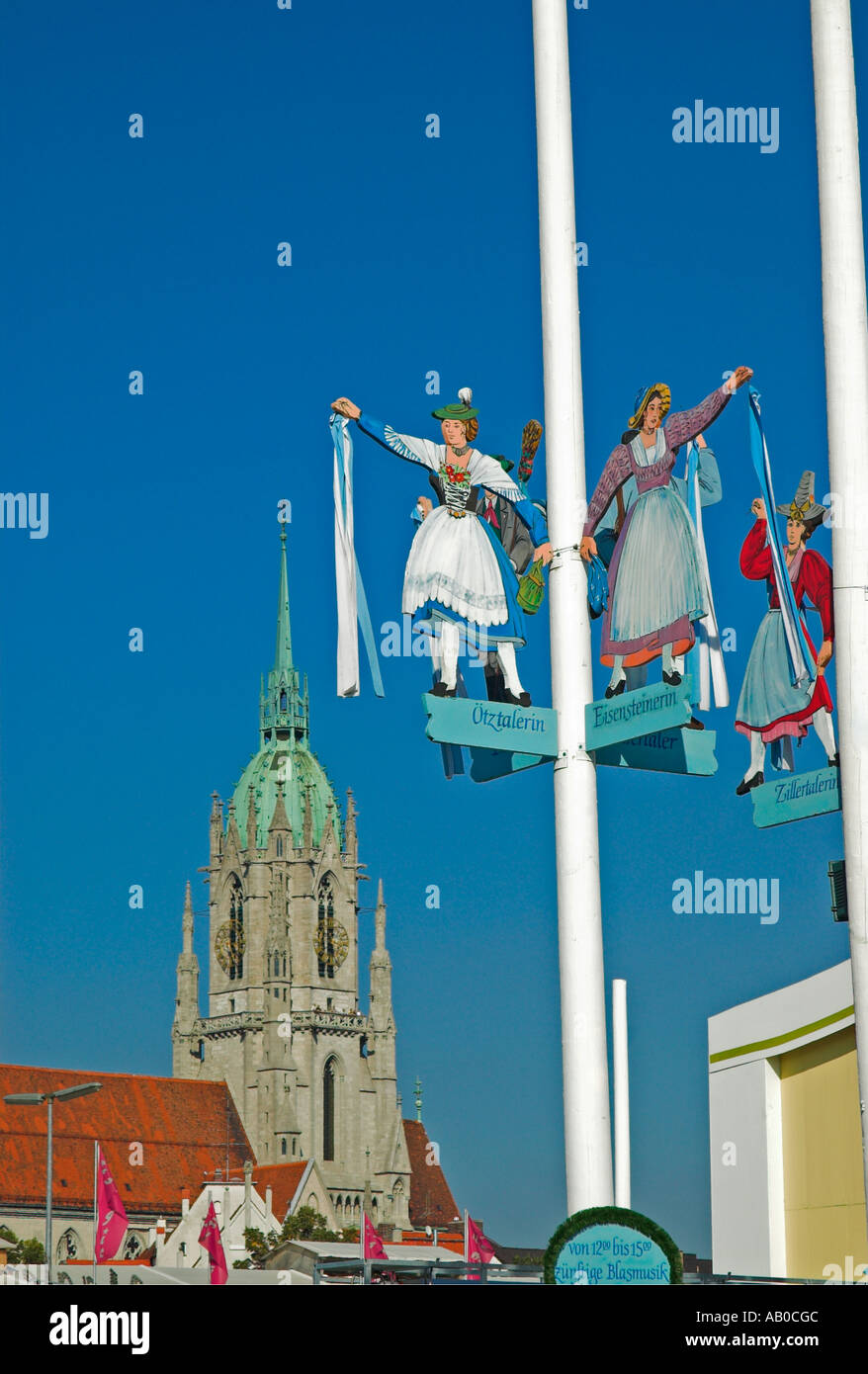 Europe Germany Bavaria Bayern Munich Munchen Theresienwiese Oktoberfest ...