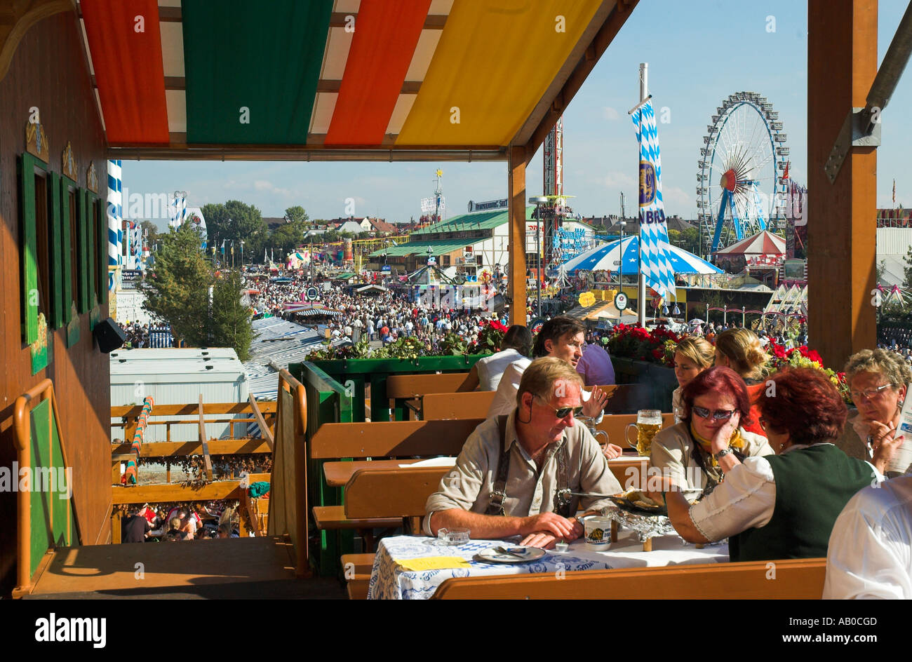 Europe Germany Bavaria Bayern Munich Munchen Theresienwiese Oktoberfest ...