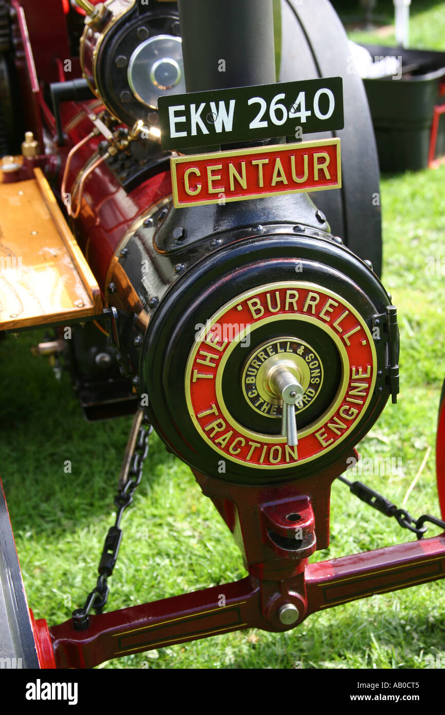 The Burrell scale model traction engine named Centaur Stock Photo - Alamy