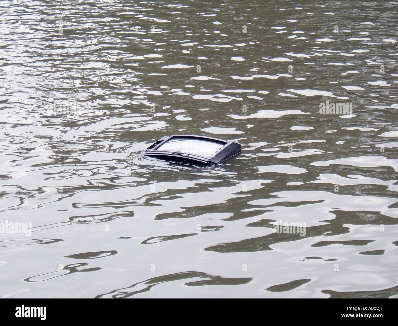 tv floating in river Stock Photo - Alamy