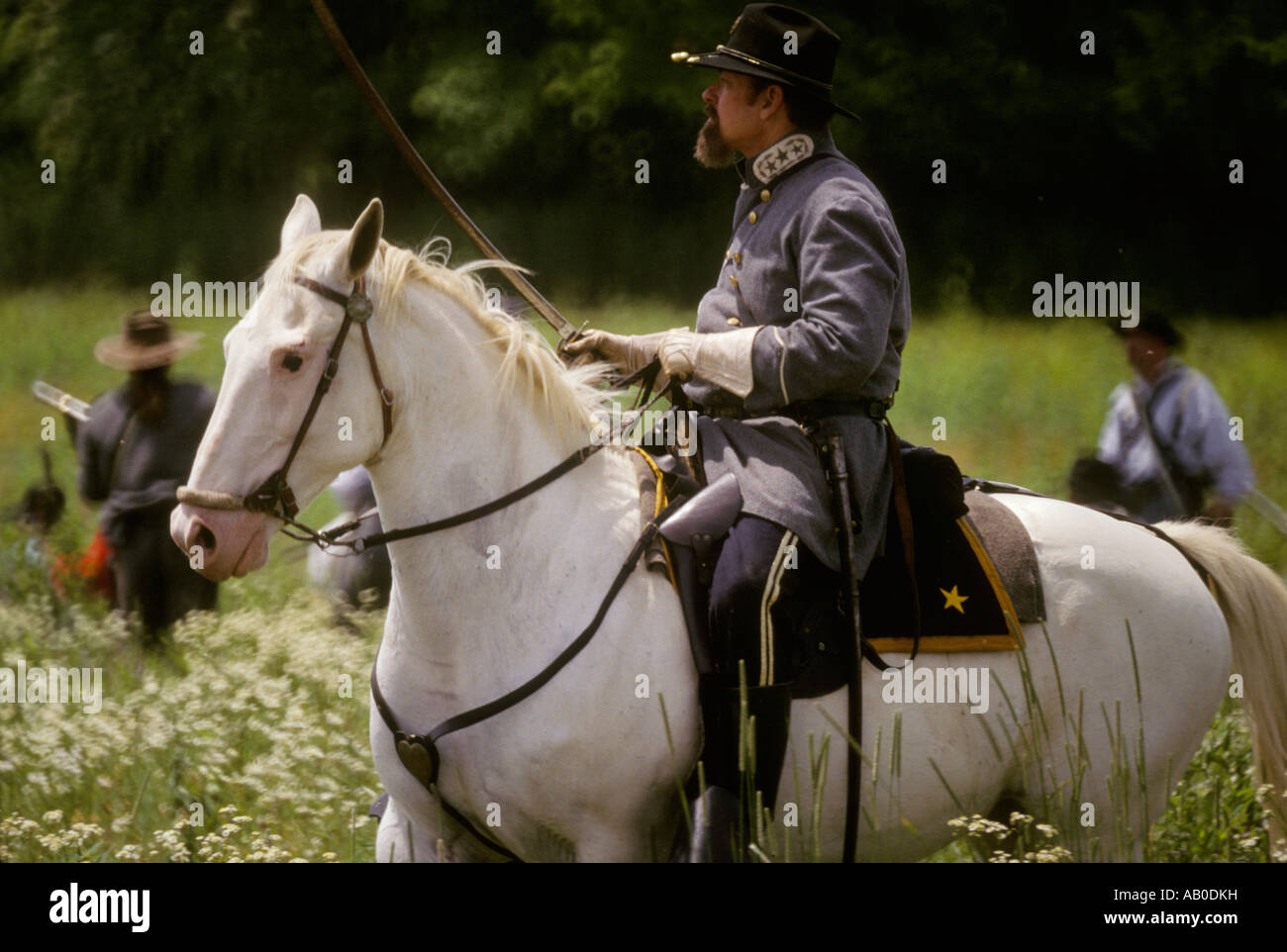 Confederate soldier on horse High Resolution Stock Photography and ...