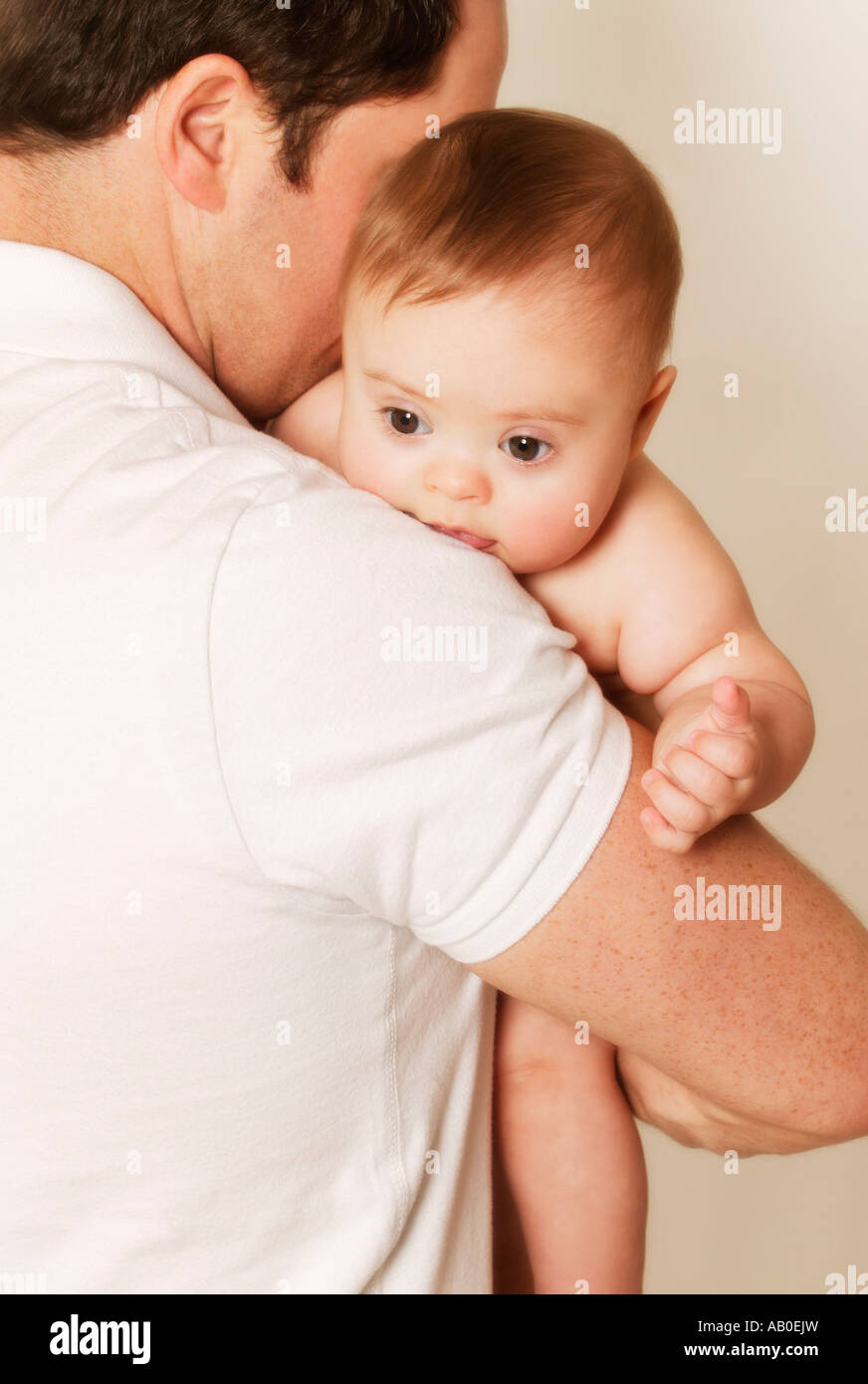 Father and baby Stock Photo - Alamy