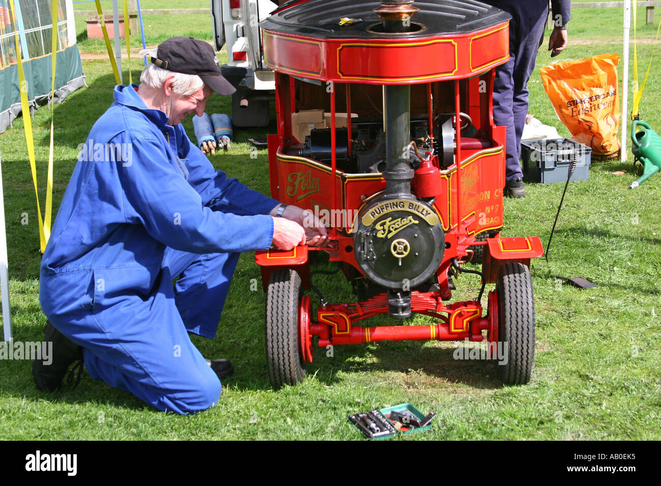 traction engine rally for model engineers Stock Photo - Alamy