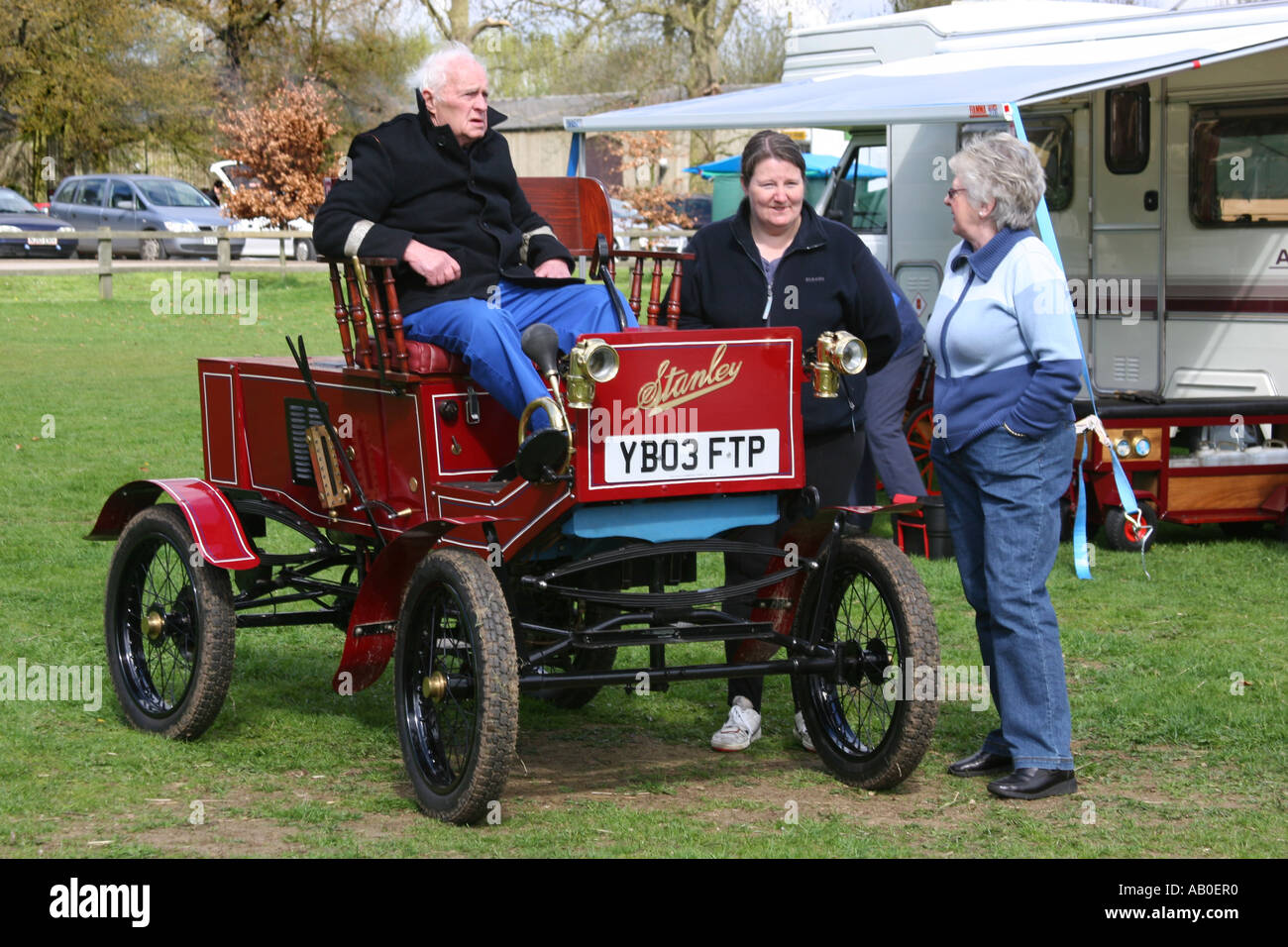traction engine rally for model engineers Stock Photo - Alamy