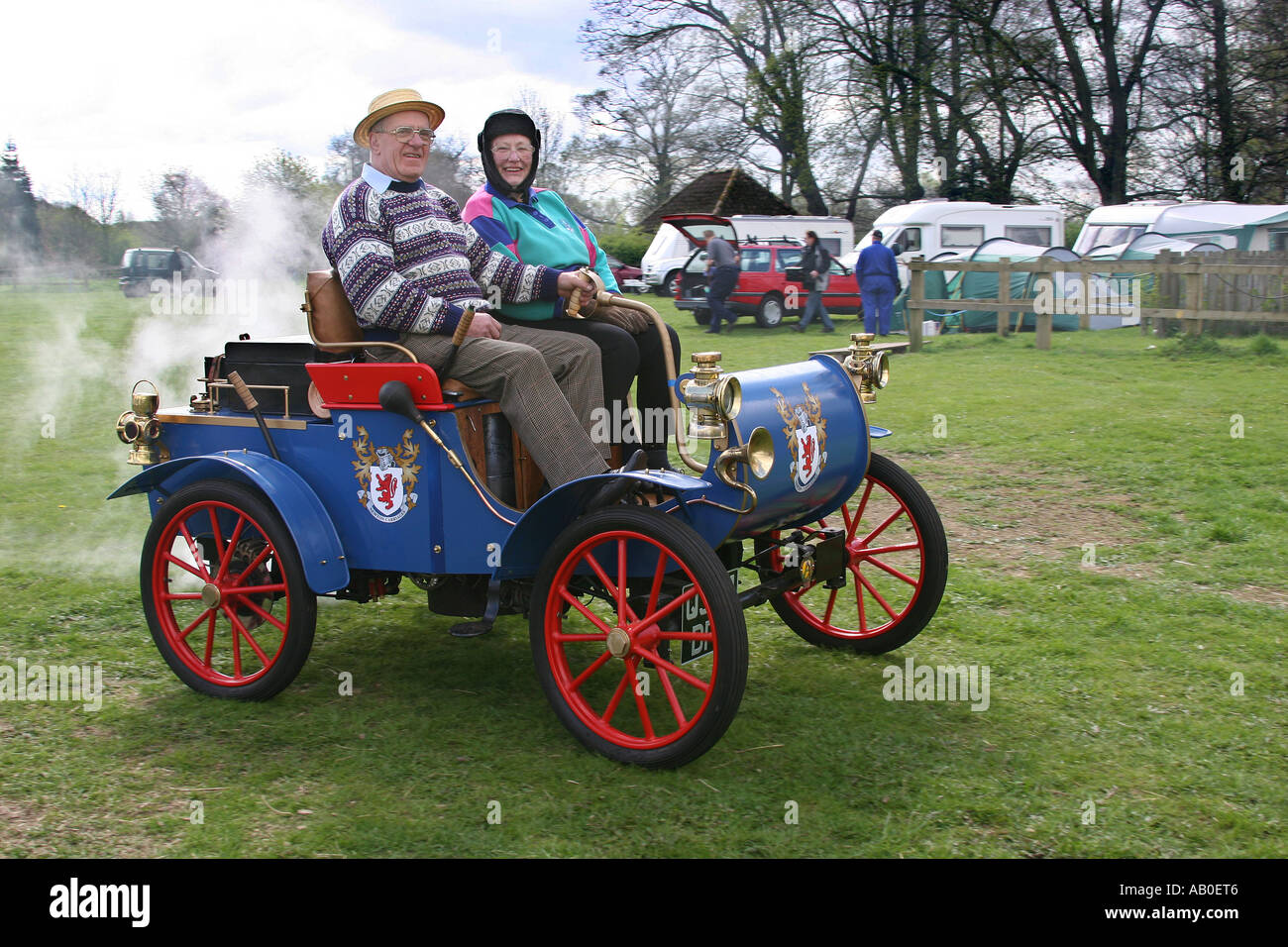 traction engine rally for model engineers Stock Photo - Alamy