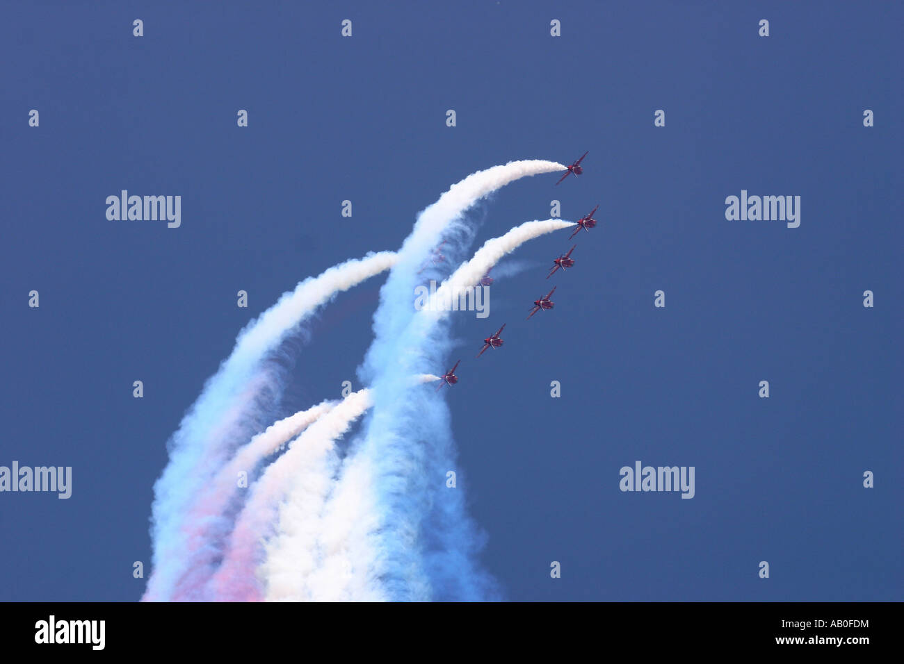 The Royal Air Force Aerobatic Team The Red Arrows Stock Photo - Alamy