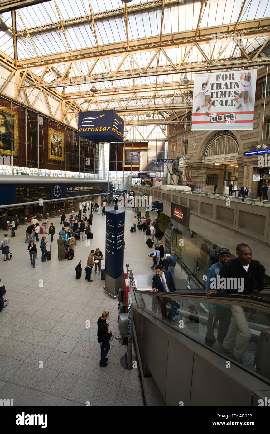 The Eurostar Terminal at London Waterloo Station Stock Photo - Alamy