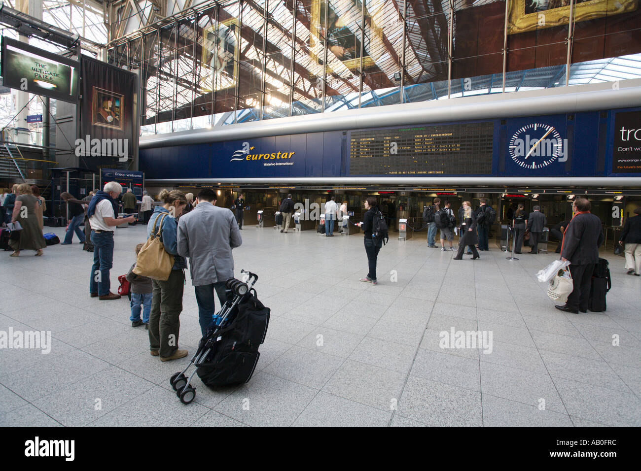 The Eurostar Terminal at London Waterloo Station Stock Photo - Alamy
