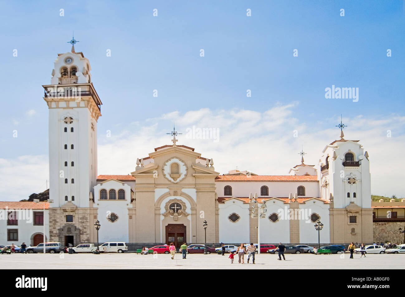 Basilica de la Virgen de la Candelaria church at Candelaria Tenerife ...