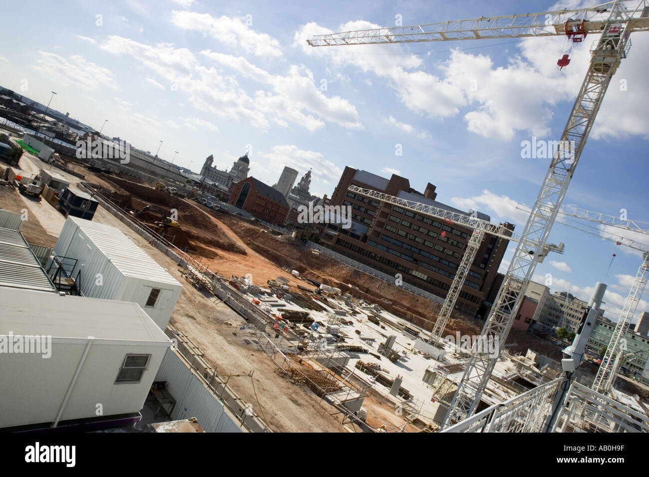 Construction site city center hi-res stock photography and images - Alamy