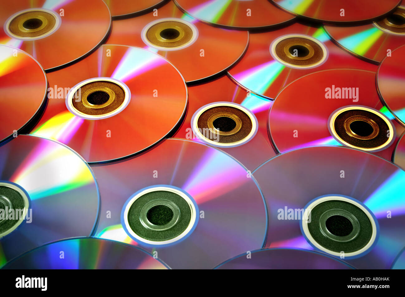 background of some colorful compact discs Stock Photo - Alamy