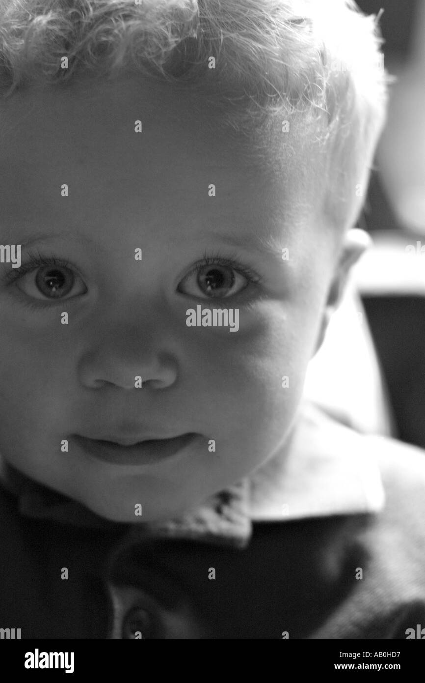 Young Boy with various facial Expressions Stock Photo - Alamy