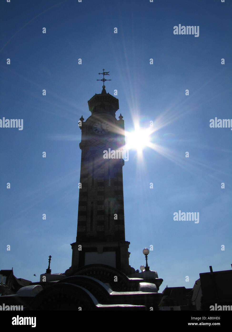 clock tower epsom town centre surrey UK Stock Photo - Alamy