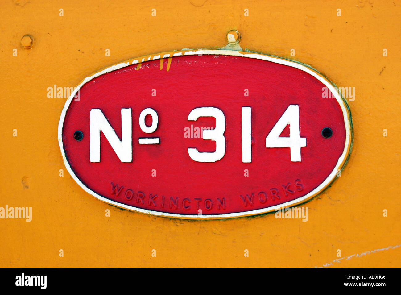 Locomotive Number Plate Stock Photos & Locomotive Number Plate Stock ...