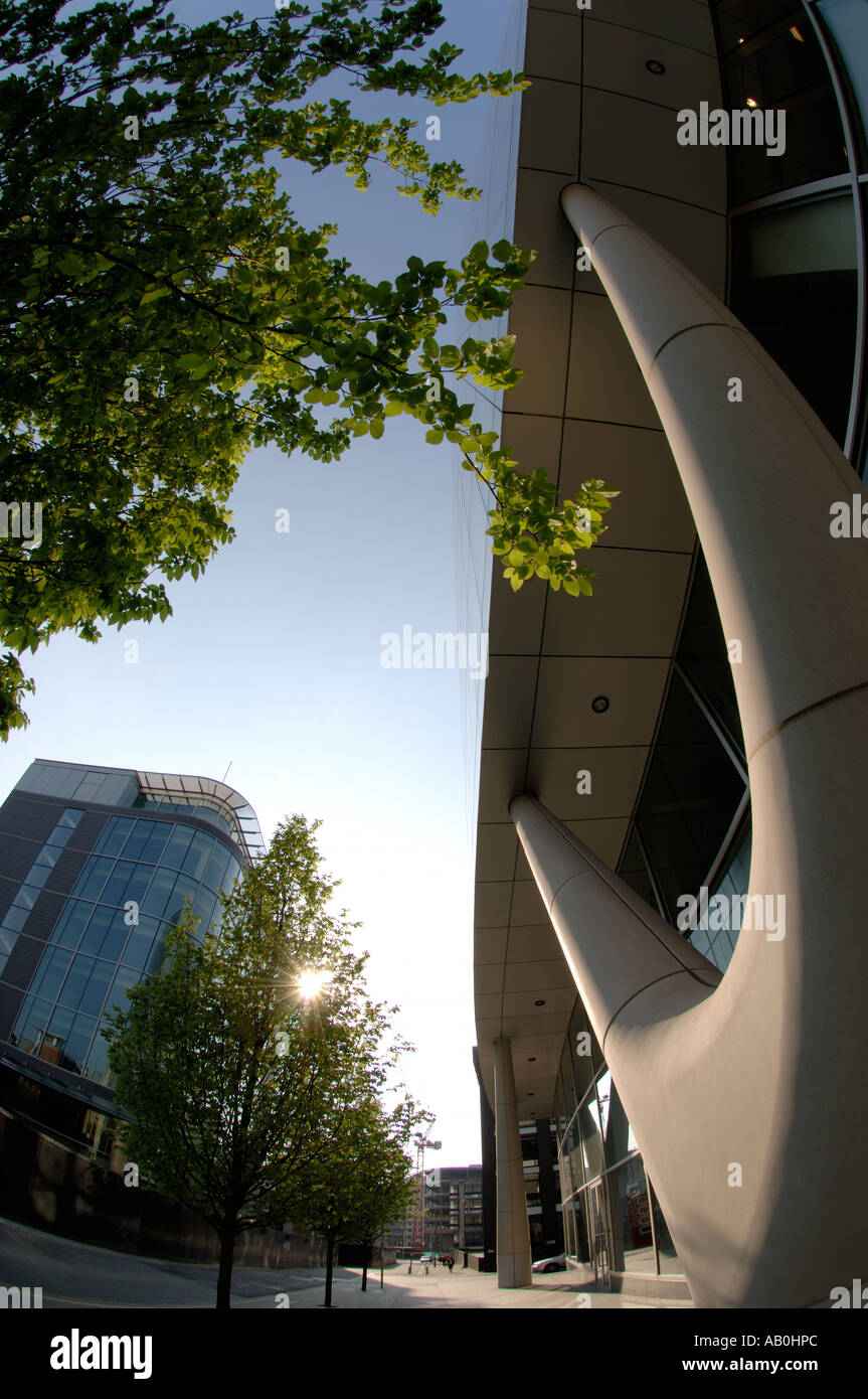 Manchester city centre office block Stock Photo - Alamy