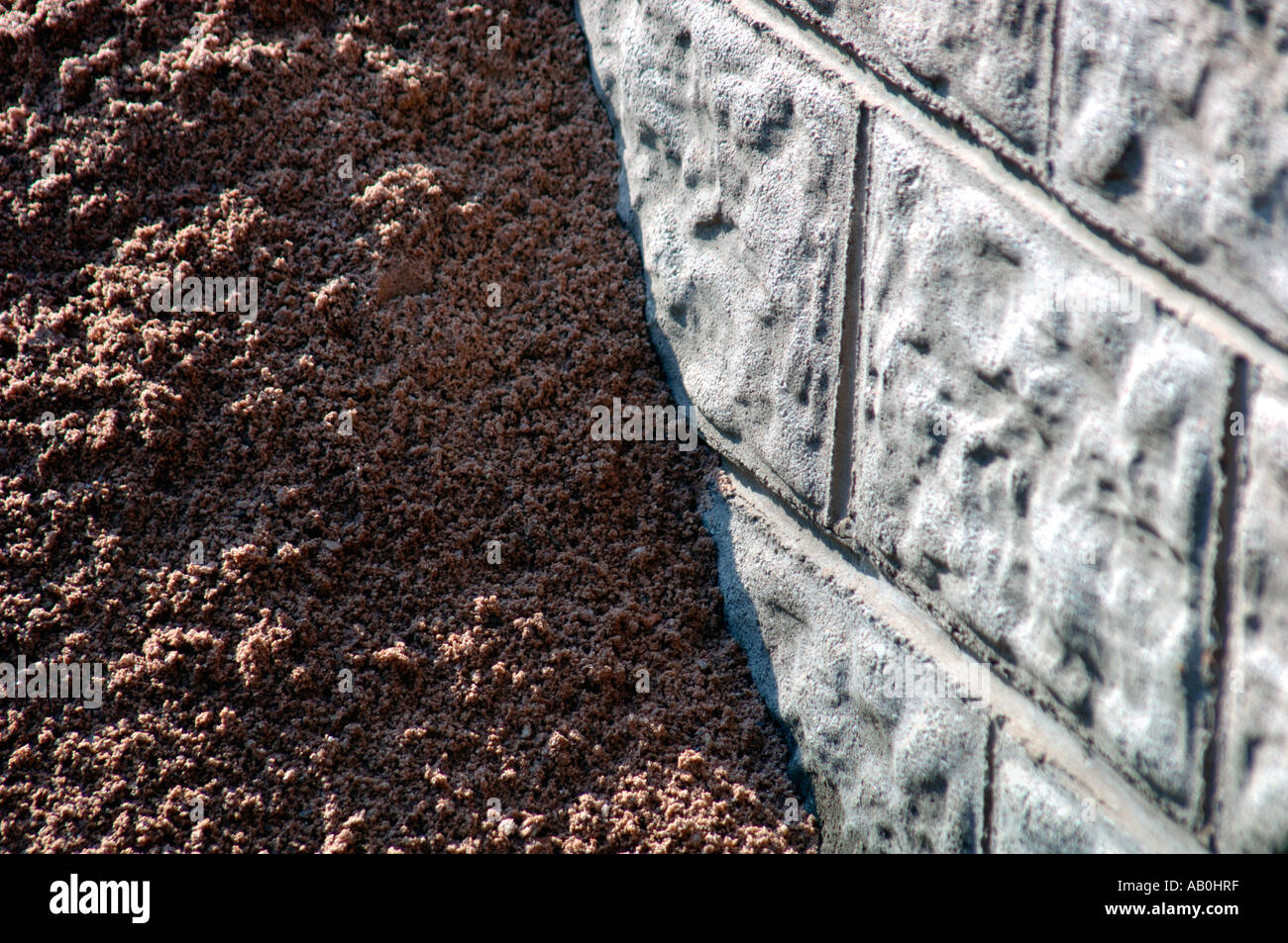 Wall & Sand Stock Photo - Alamy