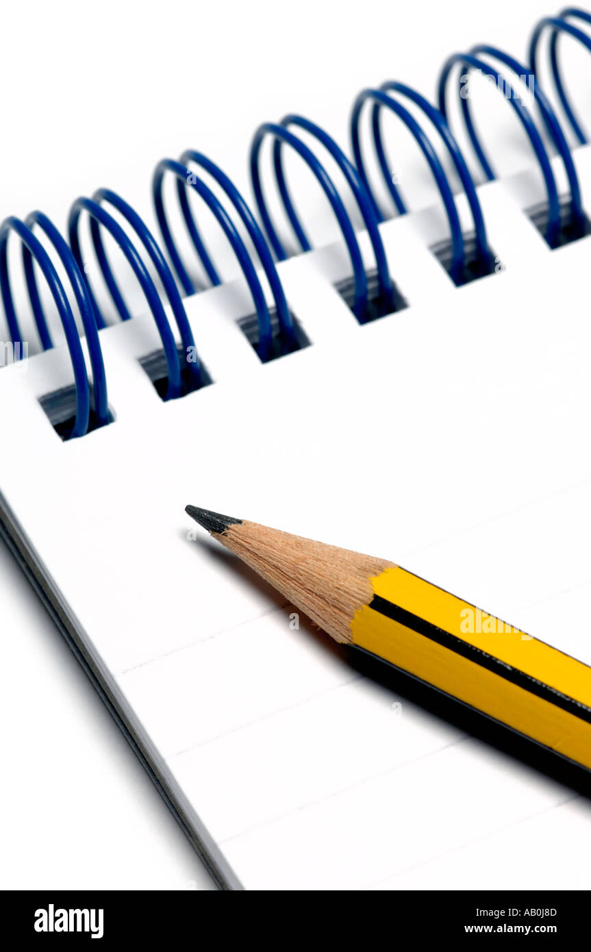 Pencil and paper Stock Photo - Alamy