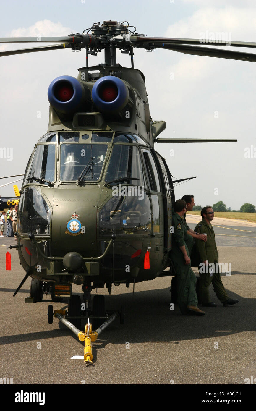 RAF Puma Helicopter Stock Photo - Alamy