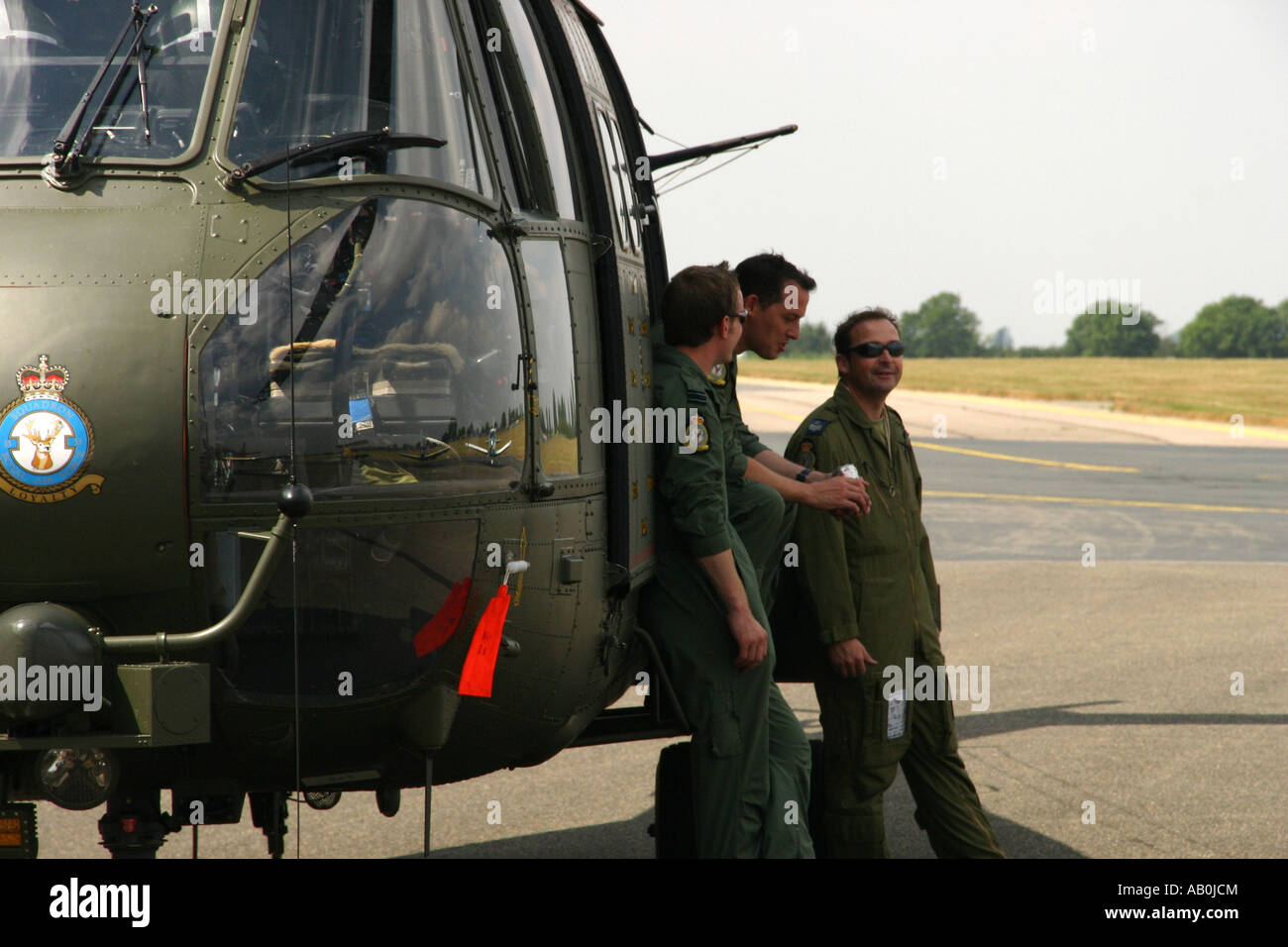 RAF Puma Helicopter Stock Photo - Alamy
