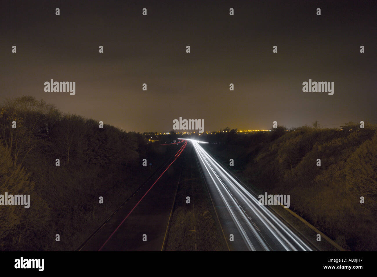 Road night time showing hi-res stock photography and images - Alamy
