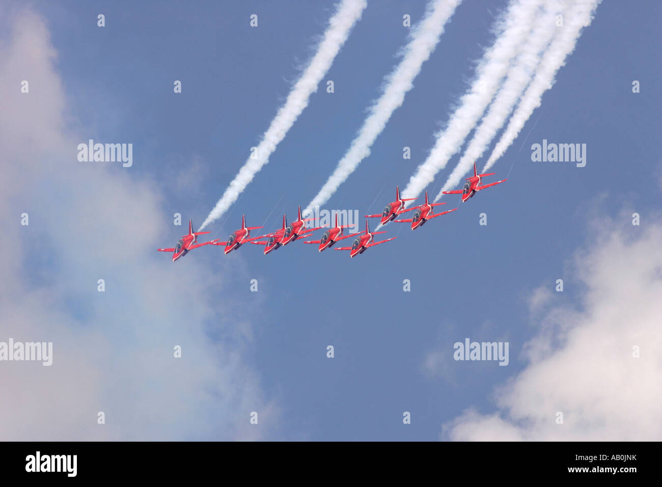 The Royal Air Force Aerobatic Team The Red Arrows Stock Photo - Alamy